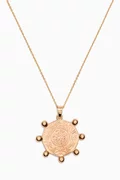 Buy Lillian Ismail Yellow "Jeneh" Medium Coin Pendant Chain in 1/4 ...