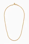 Buy Crystal Haze Gold Rope Chain Necklace in 18kt Gold Plating Online ...