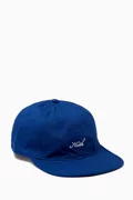 Buy Kith Blue Reversible Logo Script Cap in Cotton-twill for Men in UAE ...