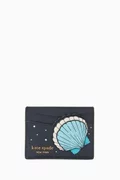 Buy Kate Spade New York Multicolour What the Shell Card Holder in ...