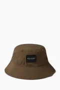 Buy Armani Exchange Brown AX Logo Bucket Hat in Twill for MEN | Ounass UAE