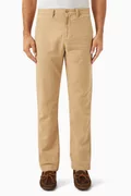 Buy Polo Ralph Lauren Neutral Bedford Straight-fit Pants in Linen-blend for MEN in UAE | Ounass