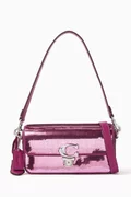 Buy Coach Pink Mini Studio Baguette Bag in Leather for WOMEN in UAE ...