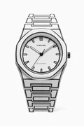 Buy D1 Milano White Sketch 2D Quartz Polycarbon Watch, 40.5mm for Men ...