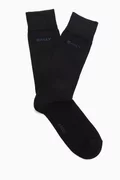 Buy Bally Blue Logo Socks in Cotton-blend for MEN | Ounass UAE