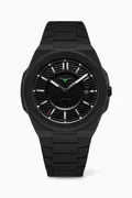 Buy Zinvo Black Aero Rival UAE Edition Quartz Watch in Polycarbonate ...