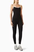 Buy Adanola Black Ultimate Piping Scoop Unitard Online for Women ...