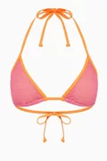 Buy It's Now Cool Pink The Triangle Duo Bikini Top Online for Women ...