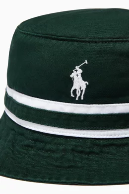 Ralph Green Striped Bucket Hat Ralph Lauren Men's Striped Crochet ...