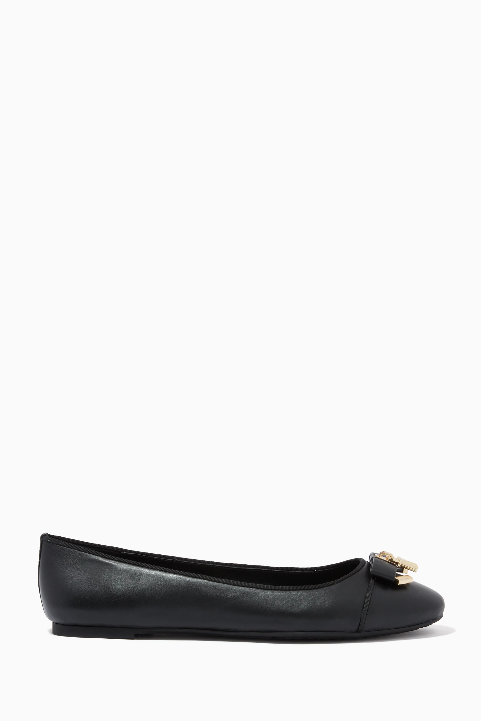Michael kors ballet flats black store