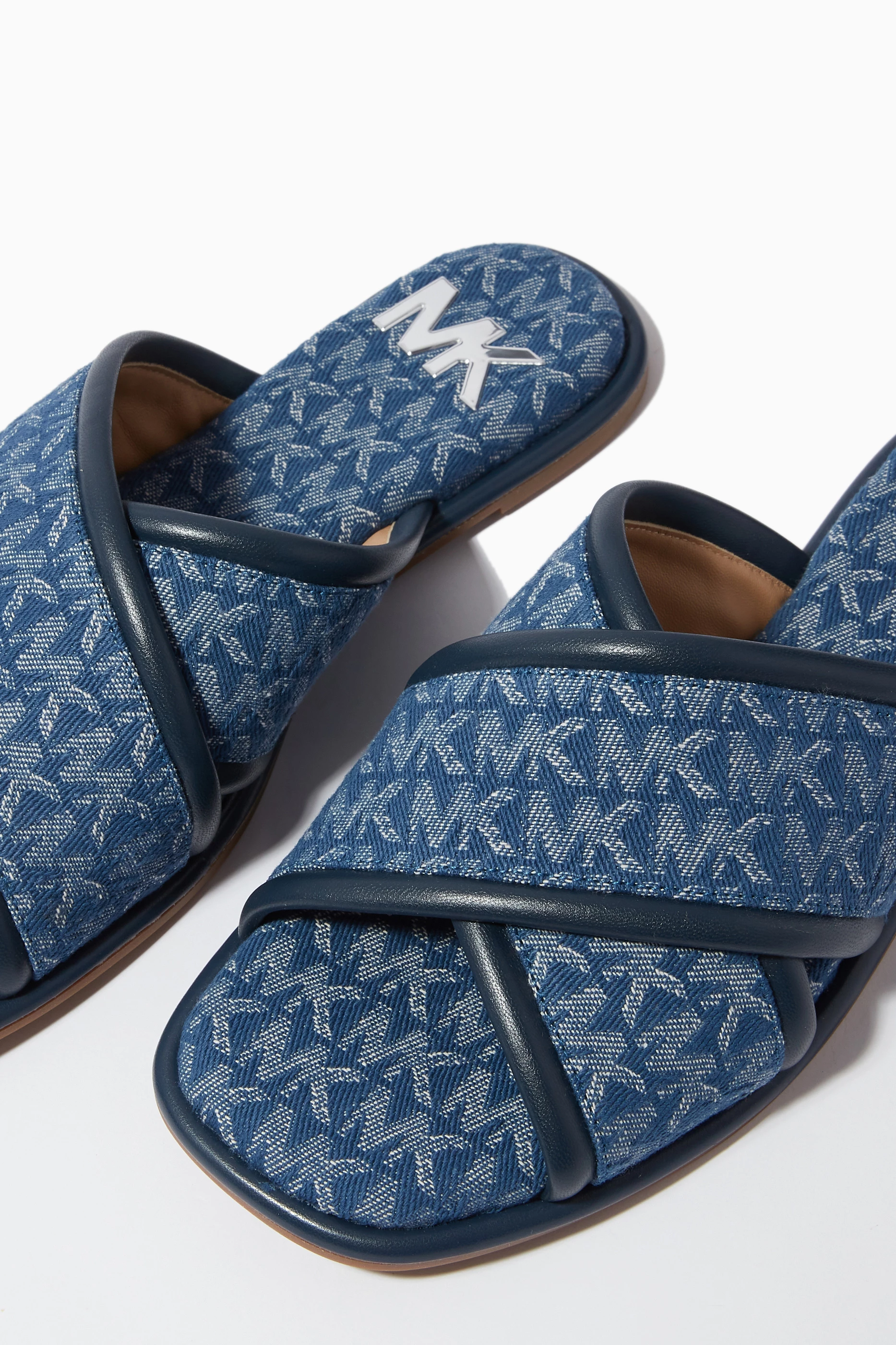 Michael kors slippers blue store