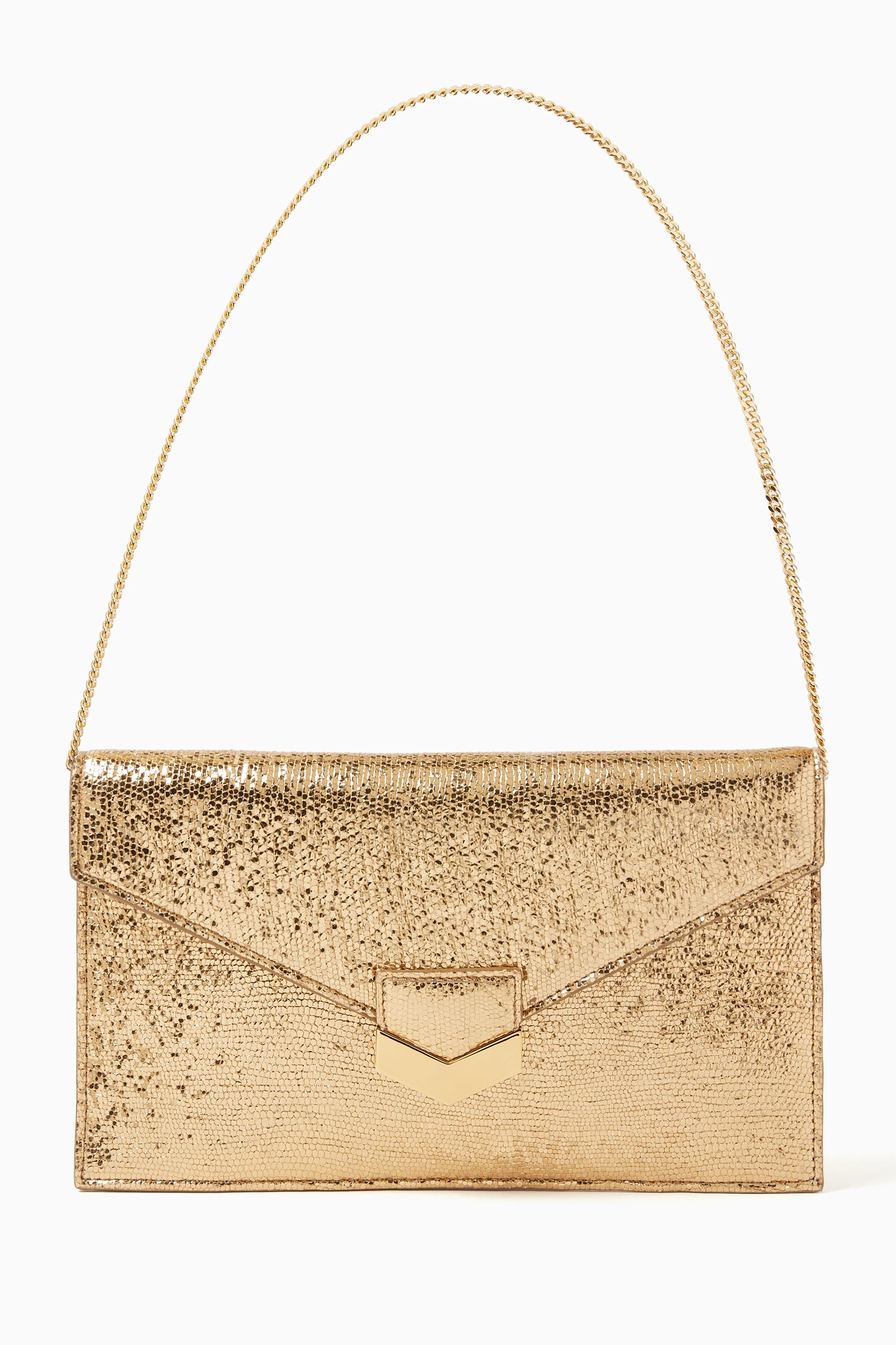 Michael kors barbara metallic envelope clutch store