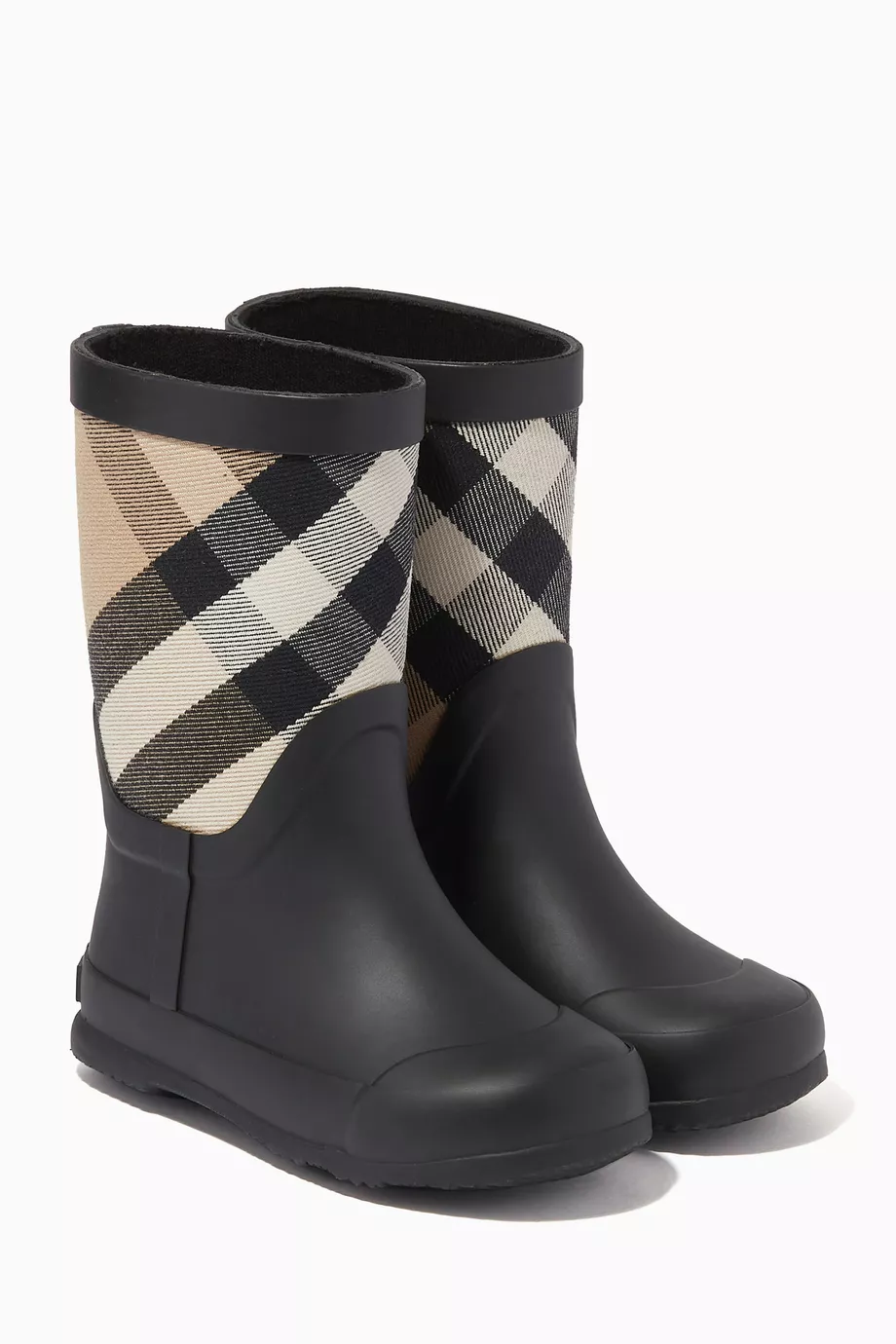 Burberry rain boots kids white online